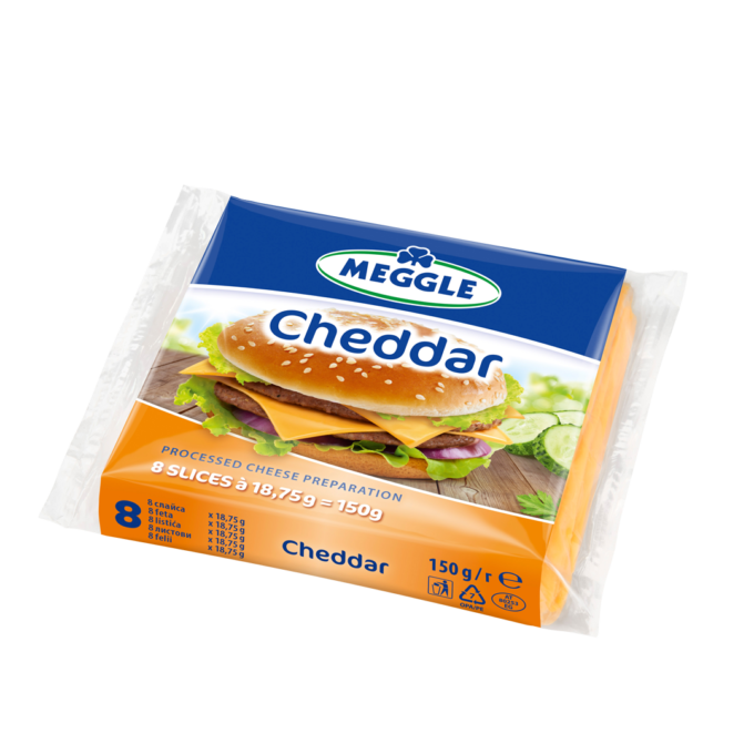 Sir u listićima Cheddar - Meggle